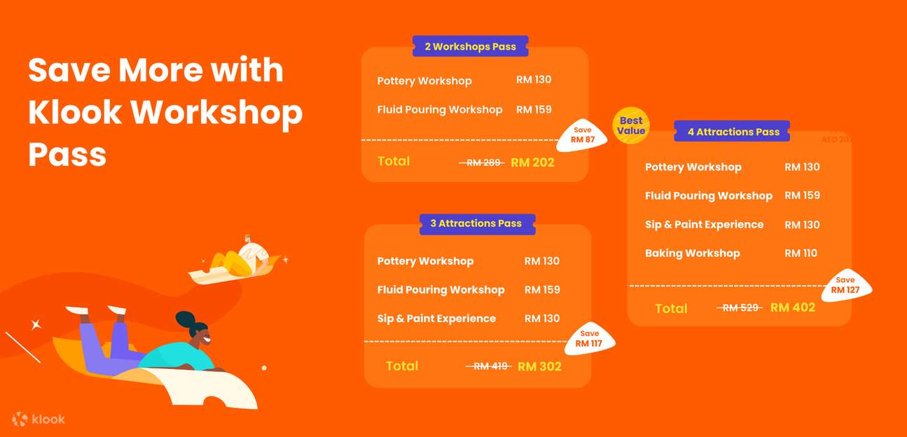 Klook Workshop Pass in Kuala Lumpur [Bundle & Save!] - Klook Malaysia